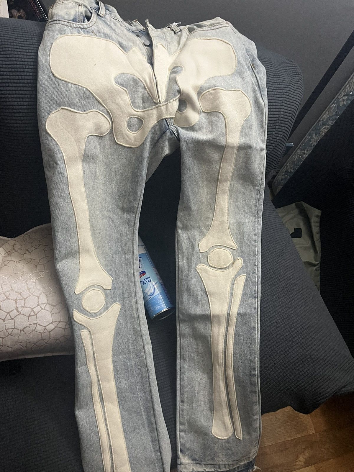 Mnml Mnml Skeleton Denim Jeans Grailed