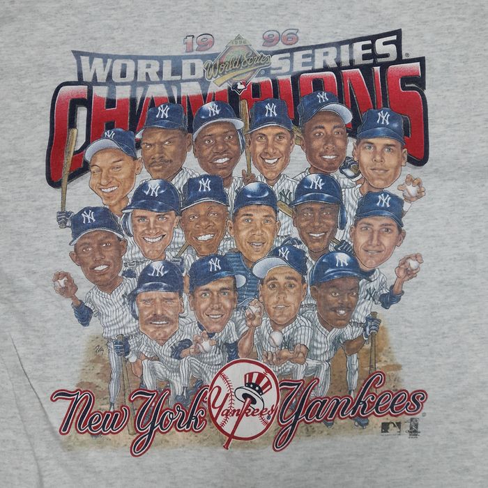 Vintage Vintage 90's Yankees 1996 World Series Champions Team | Grailed
