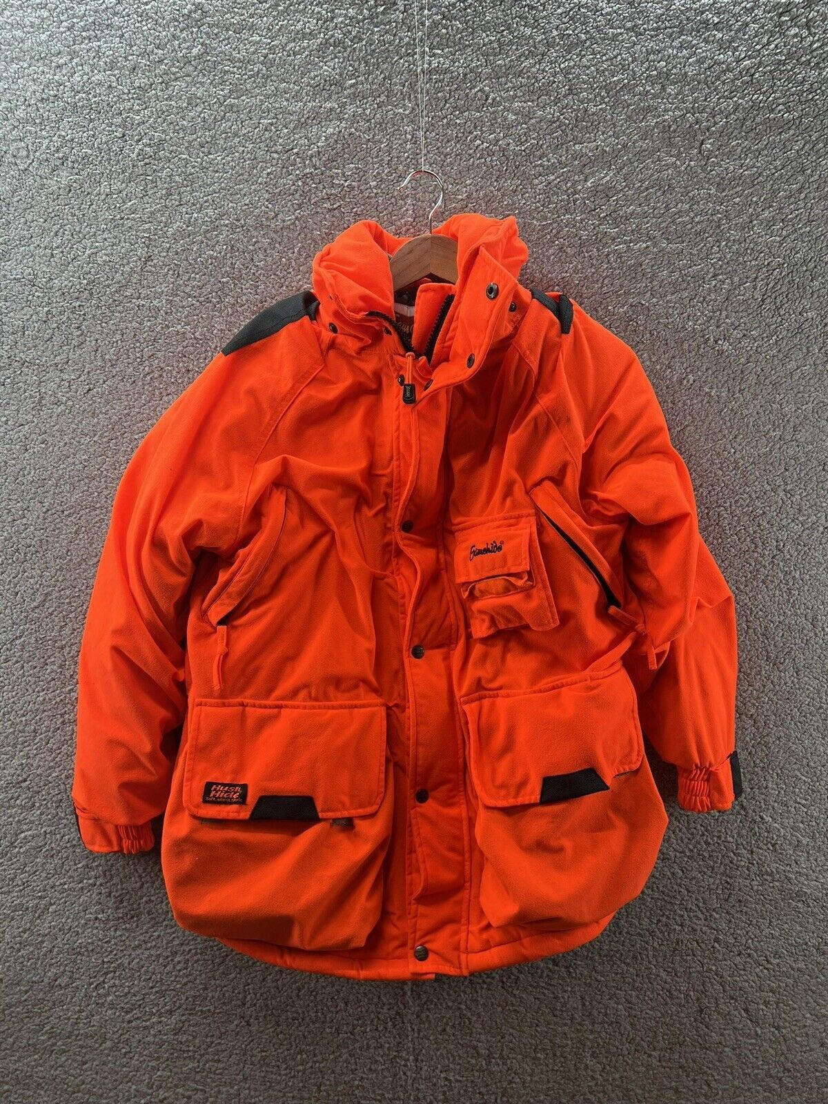 Other Gamehide Hunting Jacket Blaze Orange Hush Hide Wild Parka 74 ...