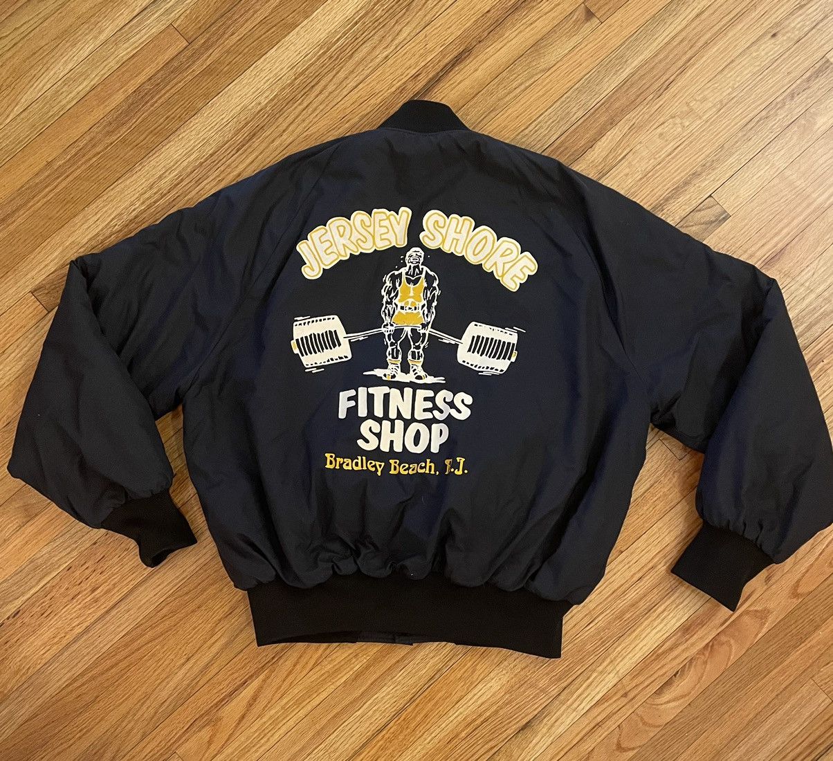 Holloway × Vintage Vintage 80’s Jersey Shore Fitness Shop Jacket | Grailed