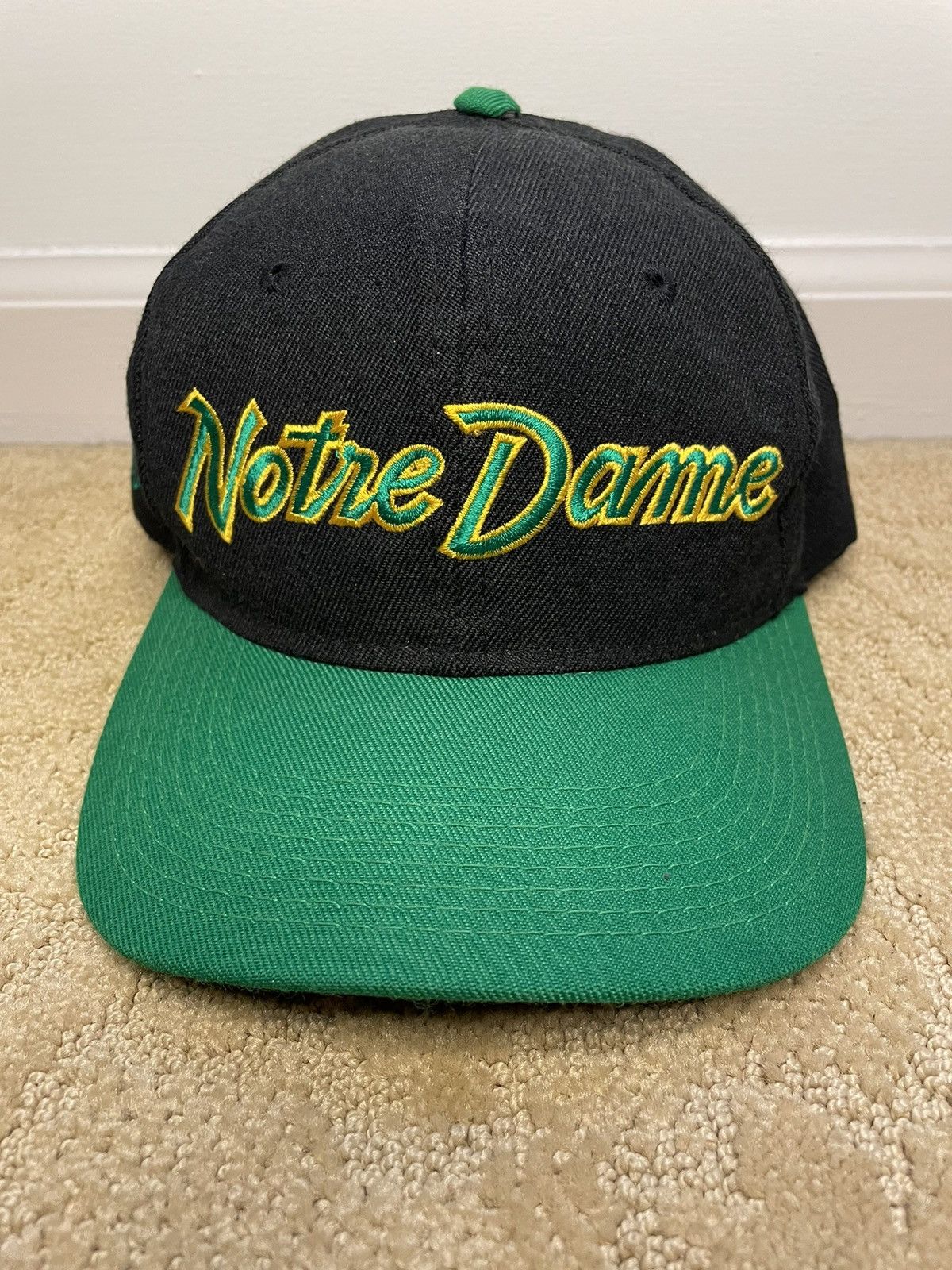 Vintage Vintage Notre Dame Script Hat | Grailed