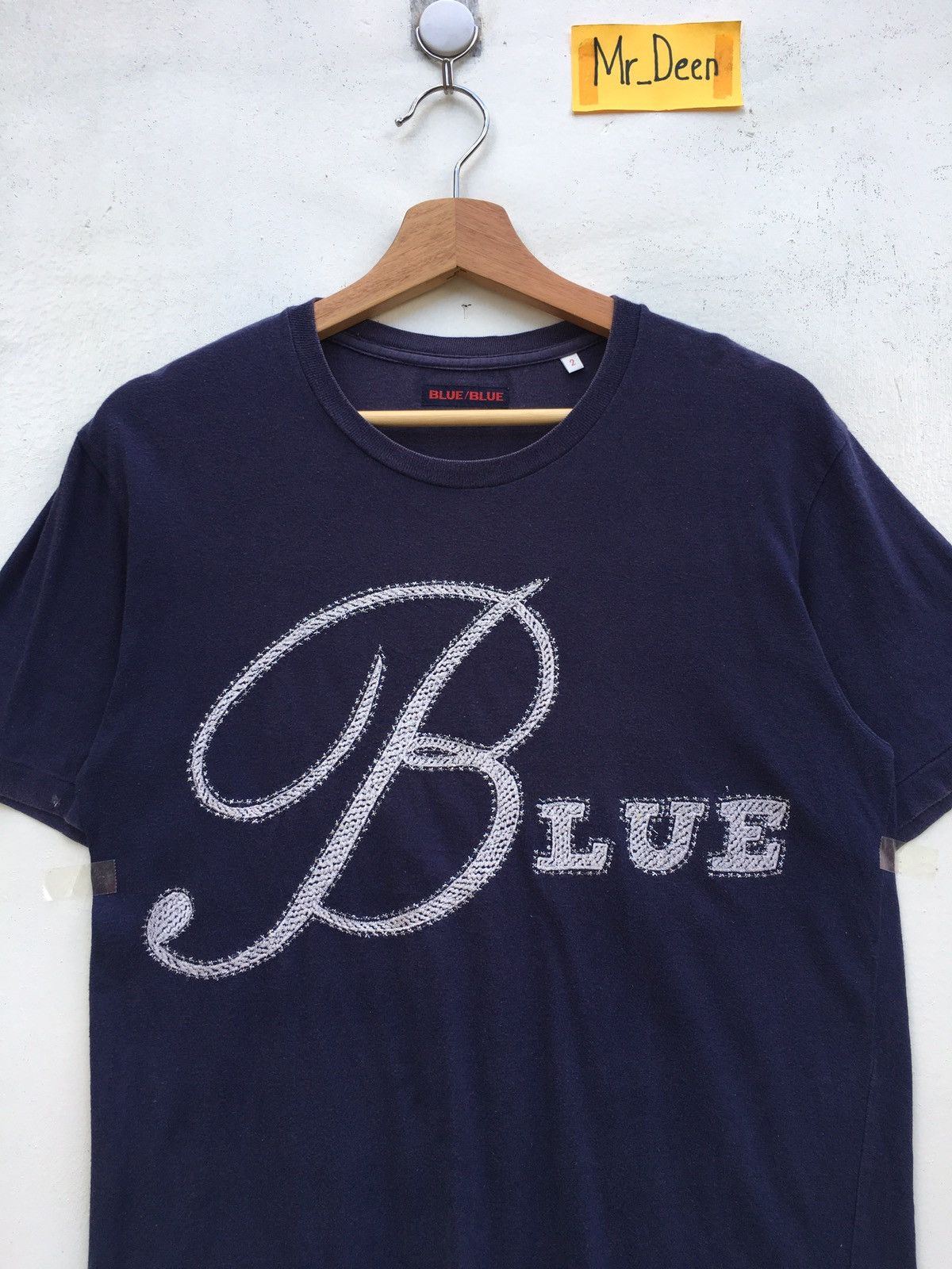 Blue Blue Japan × Japanese Brand Rare Blue Blue Japan Big Spellout ...