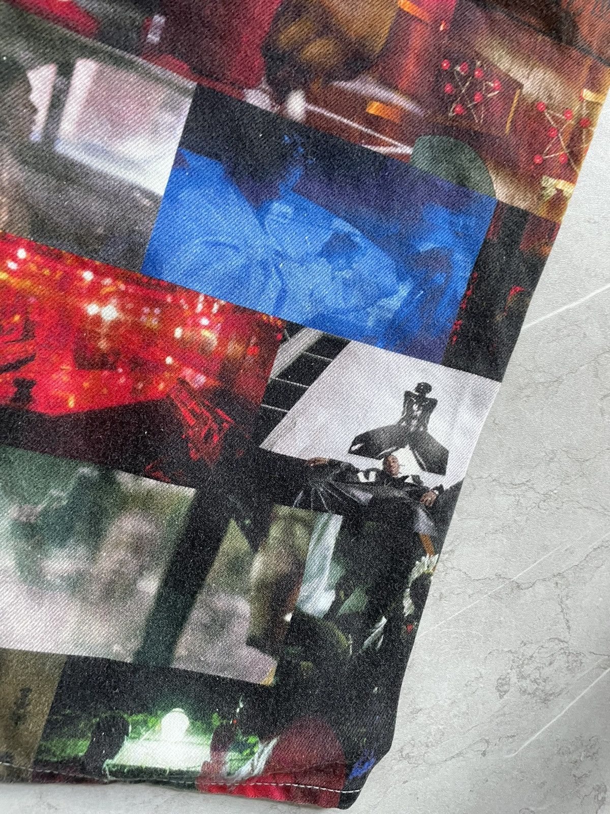 Supreme Nas and DMX collage double knee denim painter pant 36 | Grailed