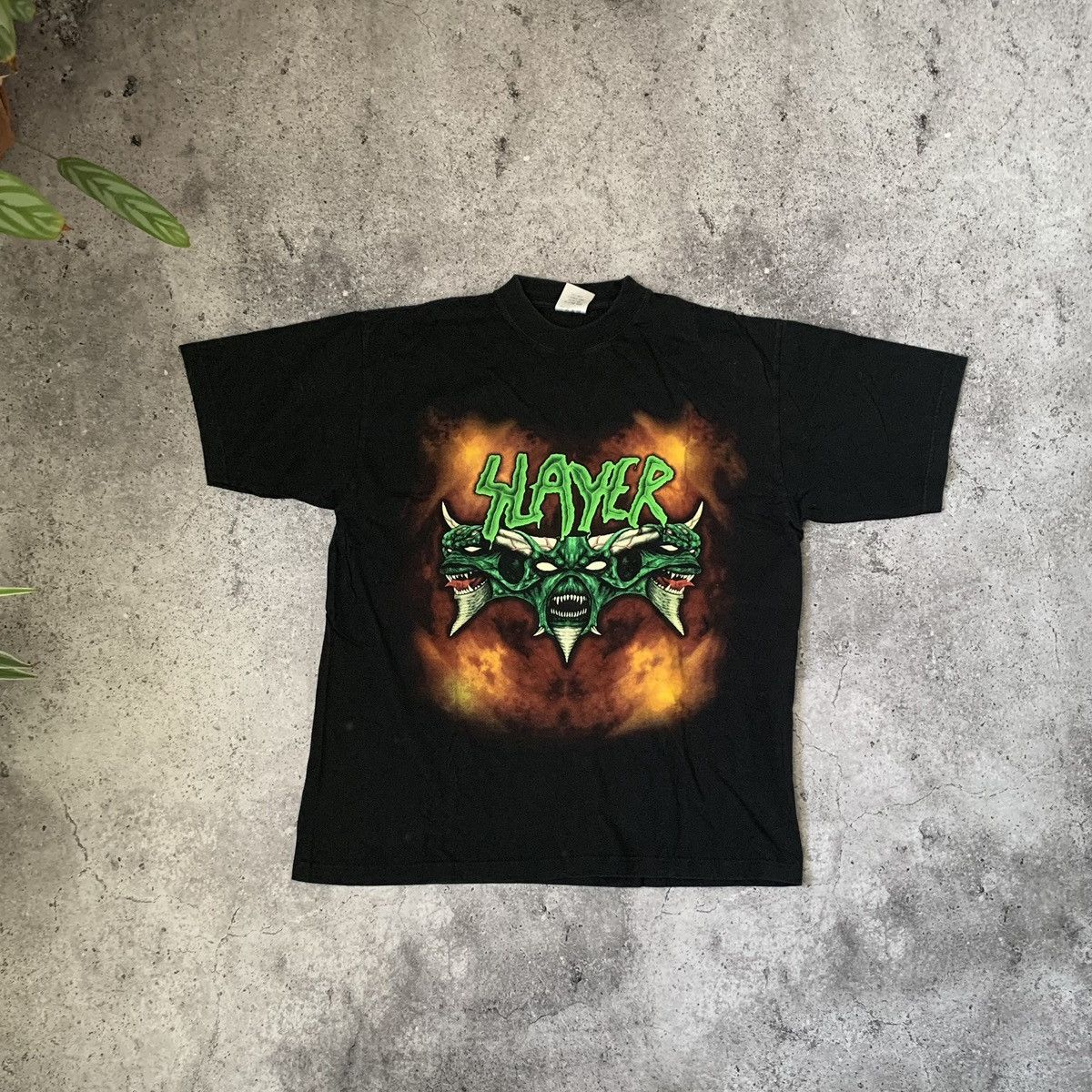 Slayer Slayer shirt vintage diabolus on tour acid dragon print | Grailed
