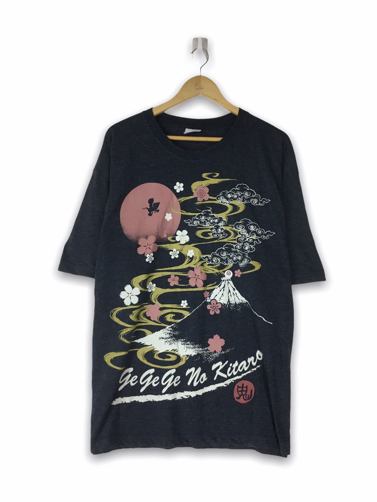 Anima × Japanese Brand × Sukajan T Shirts Rare design Gegege No Kitaro ...