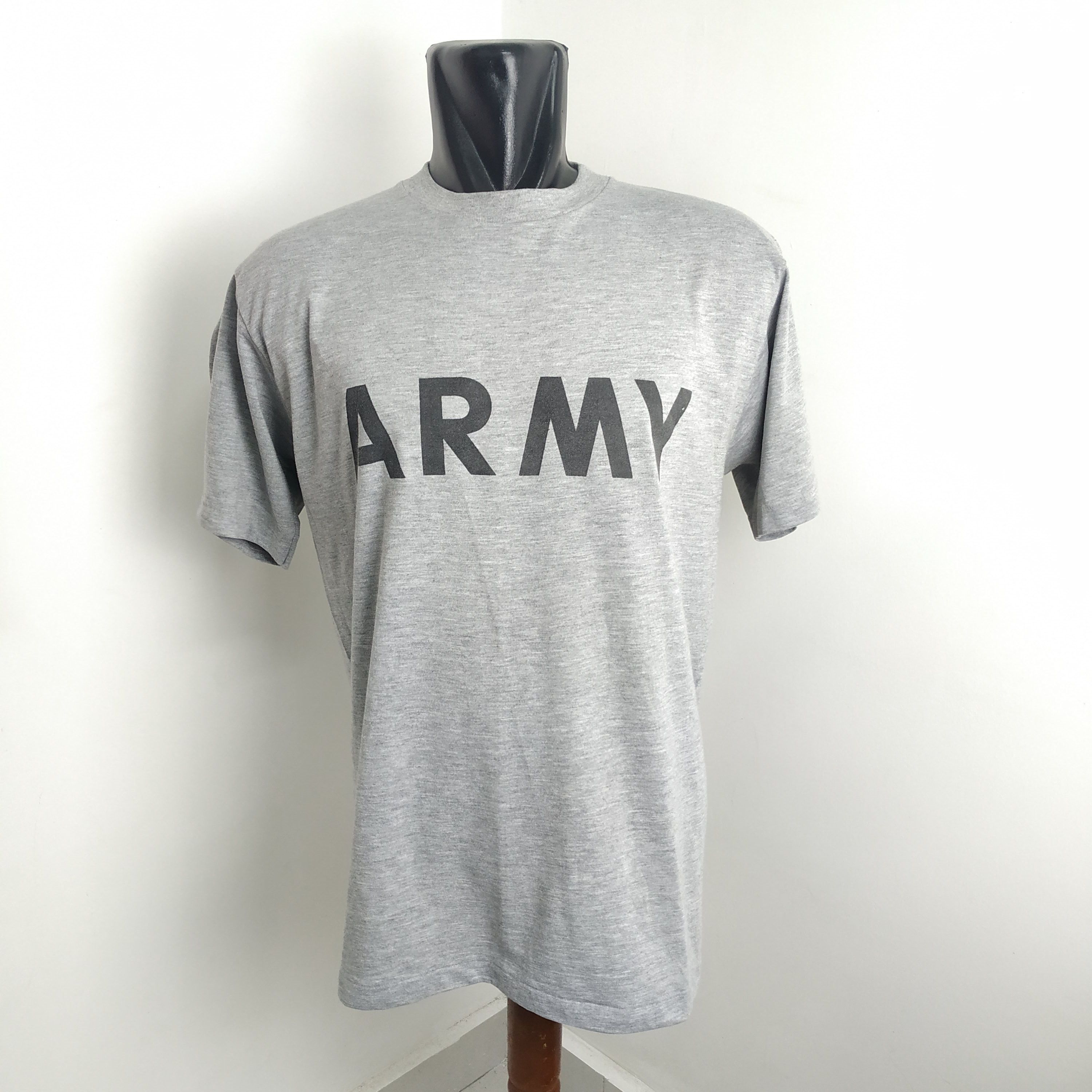 Vintage ARMY PHYSICAL TRAINING PT TSHIRT with Reflective Lettering ...