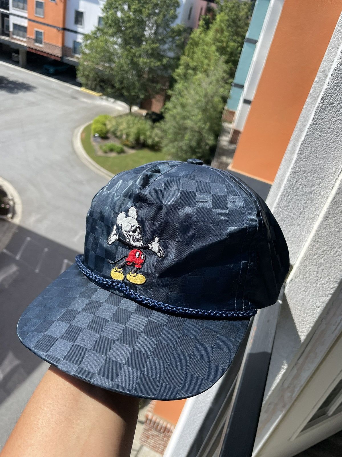 Designer LOSO NYC Checkerboard Satin Strapback Hat SAMPLE Unreleased ...