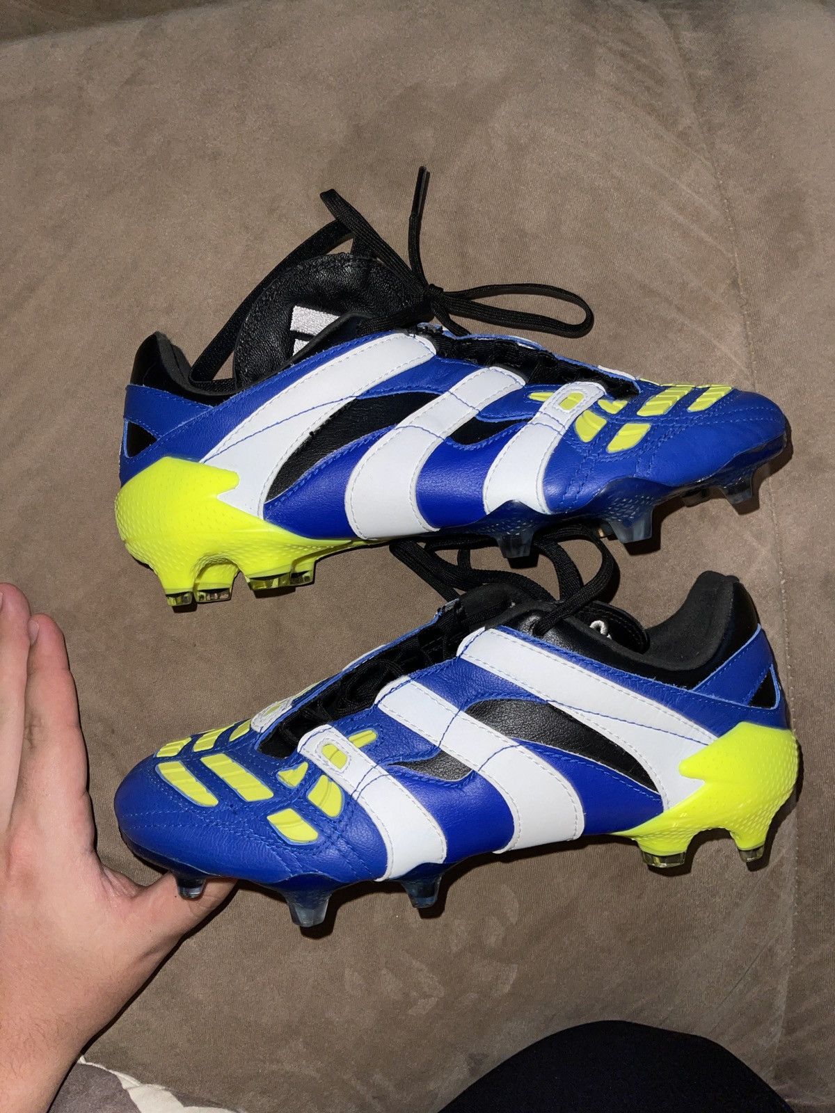 Adidas Predator Accelerator FG ‘Royal Blue Solar Yellow’ | Grailed