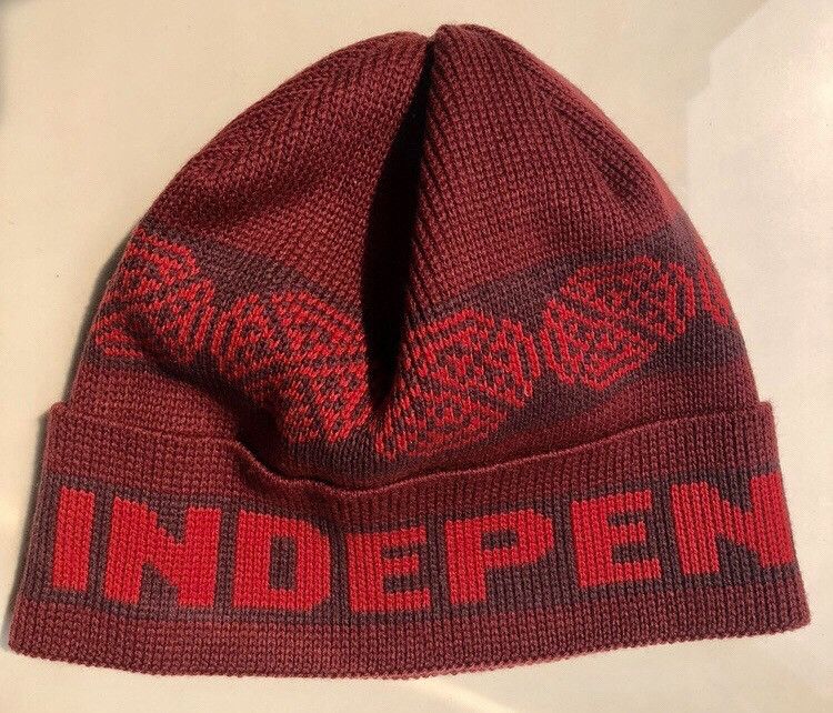 Independent Truck Co. × Vintage Vintage Independent Beanie RED | Grailed