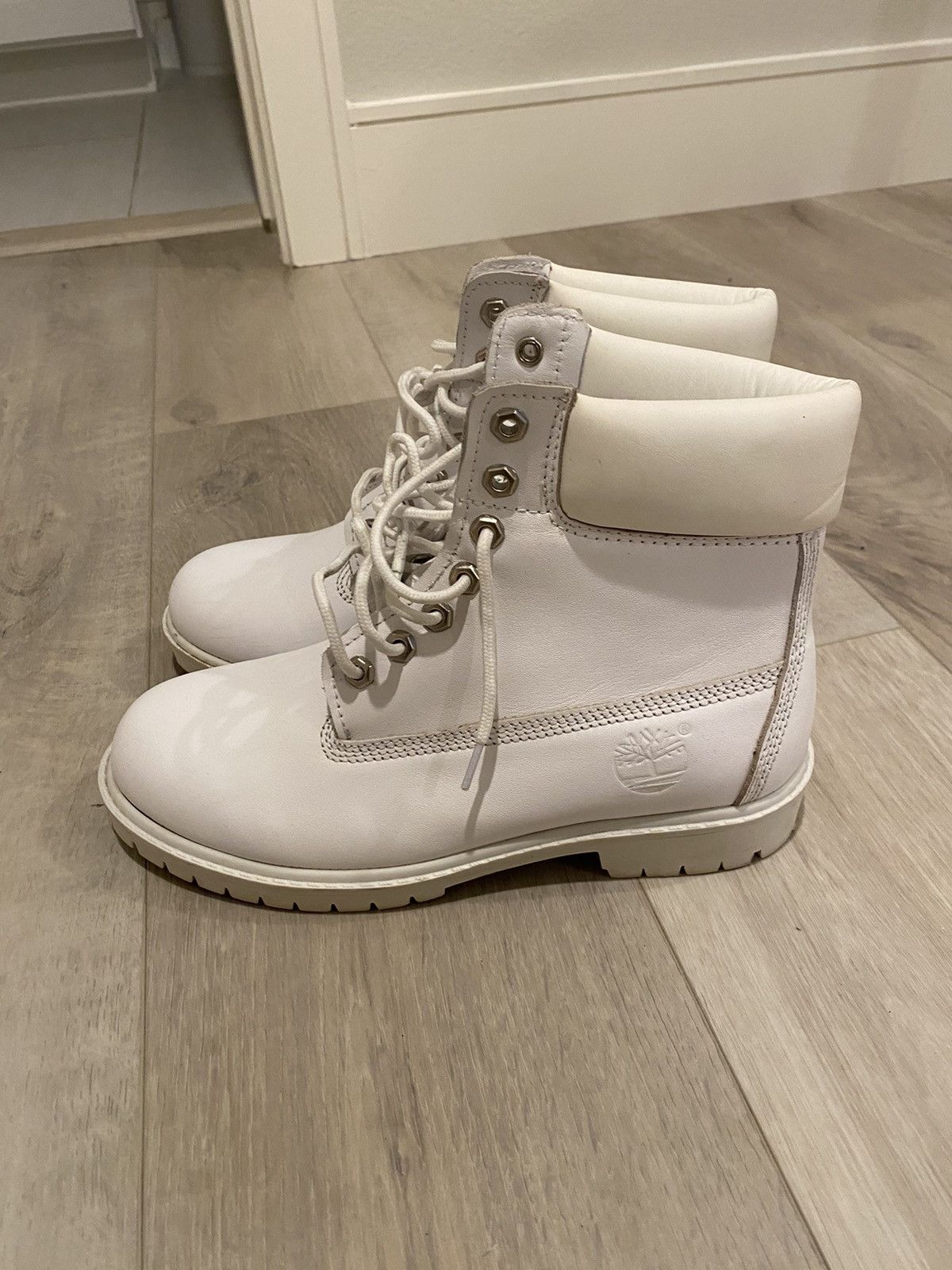 Timberland All White Timberland Boots | Grailed