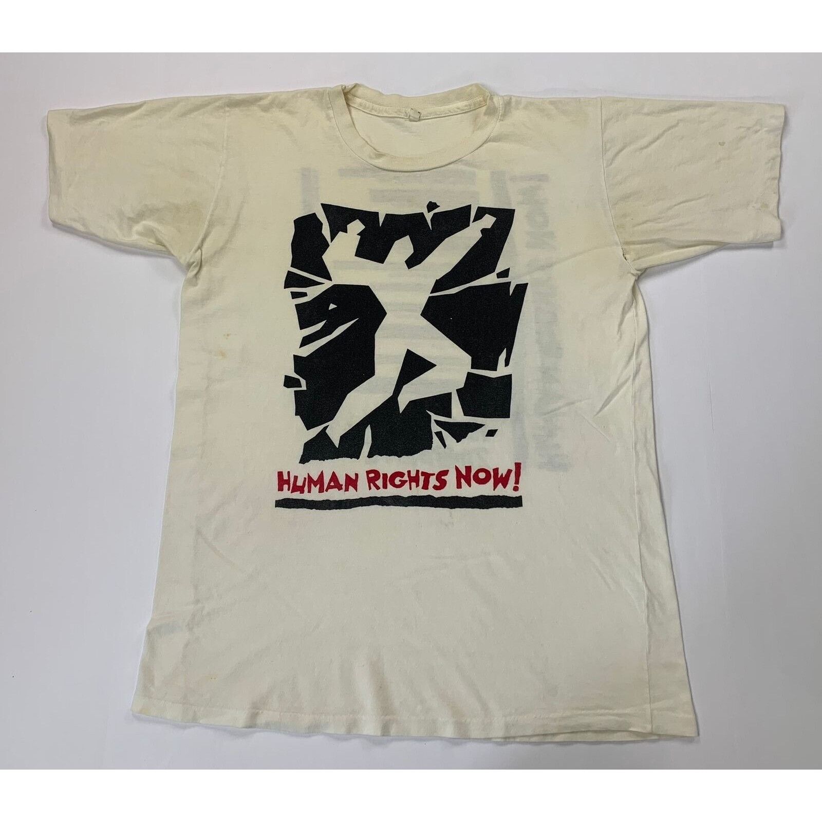 Vintage Vtg 90s Human Rights Now! concert shirt Harare Zimbabwe L | Grailed