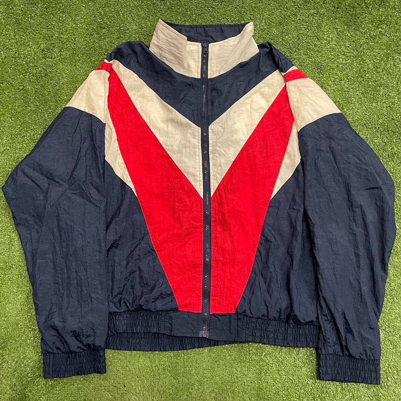 Vintage Vintage 90s Nylon Colorblock Zip Up Windbreaker Jacket | Grailed