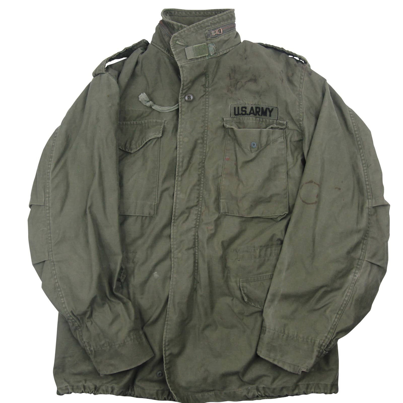 Vintage Vintage Military Surplus US Arm OG-107 Cold Weather Jacket ...