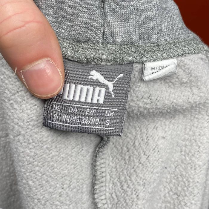 Puma Grey Puma Sweatpants Black Logo Relaxed Fit | Grailed