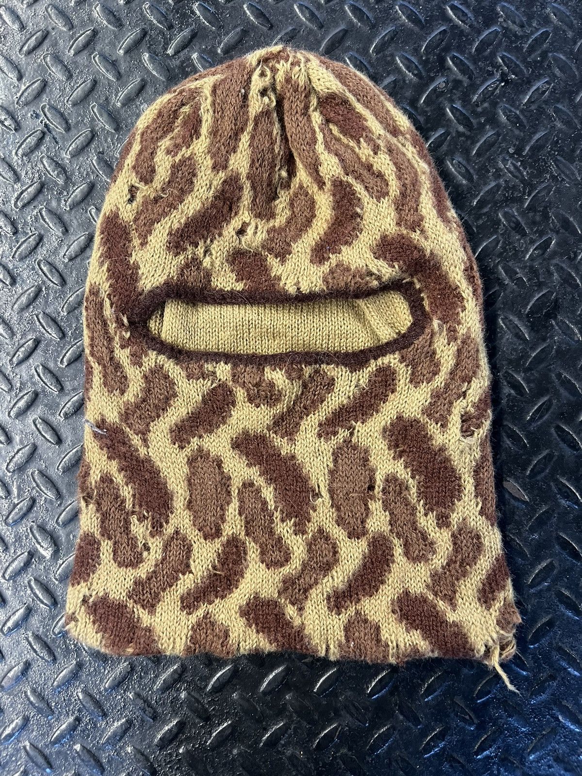 Vintage Vintage Wool Camo Balaclava | Grailed