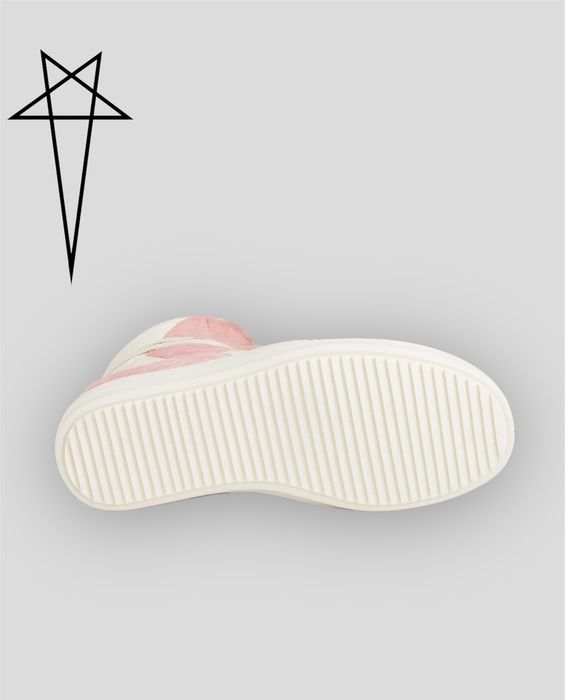 Rick Owens Rick Owens pink strobe geobaskets hair pony | Grailed