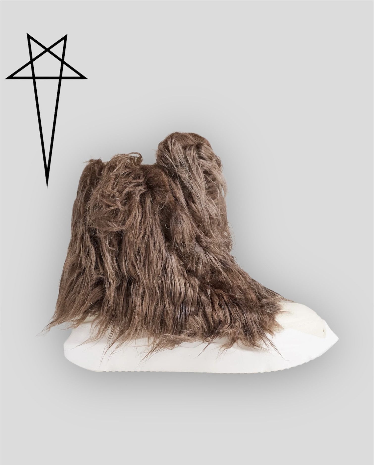 Rick Owens Rick Owens abstract ramones fur | Grailed