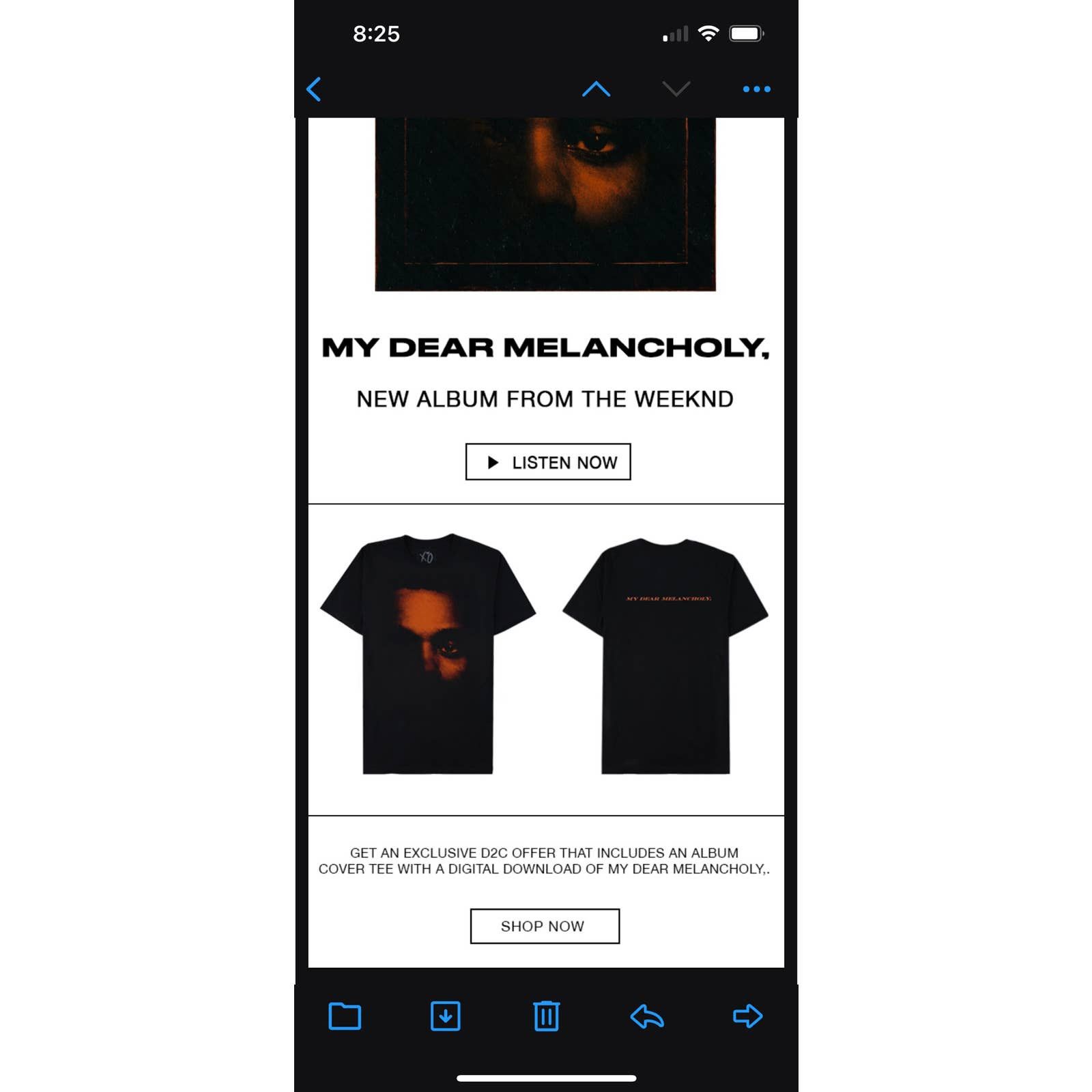 The Weeknd The Weeknd XO MDM My Dear Melancholy OG pre order release S ...
