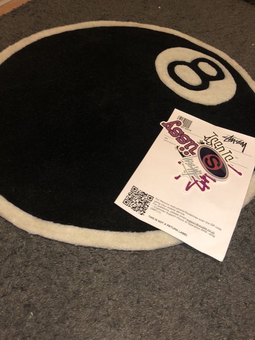 Stussy [SOLD] Stussy 8 Ball Rug | Grailed