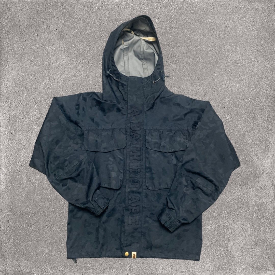 Bape Bape Snowboard Goretex Blue Camo OG Large Jacket | Grailed