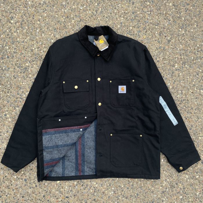 Carhartt NWT Carhartt C001 Blanket-Lined Firm Duck Chore Coat Large | Grailed
