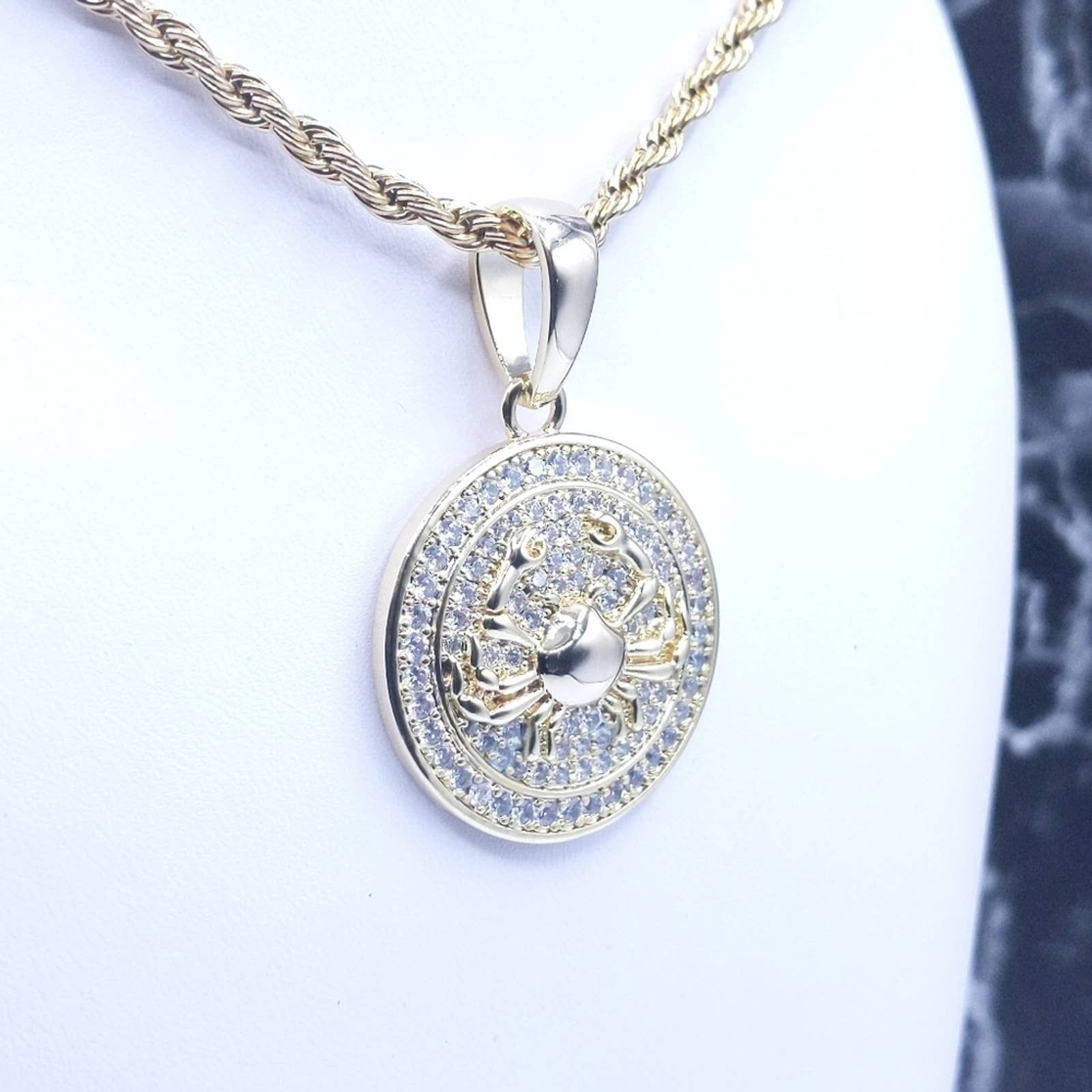 Custom 18"Rope Chain - Gold Finish Cancer | Grailed