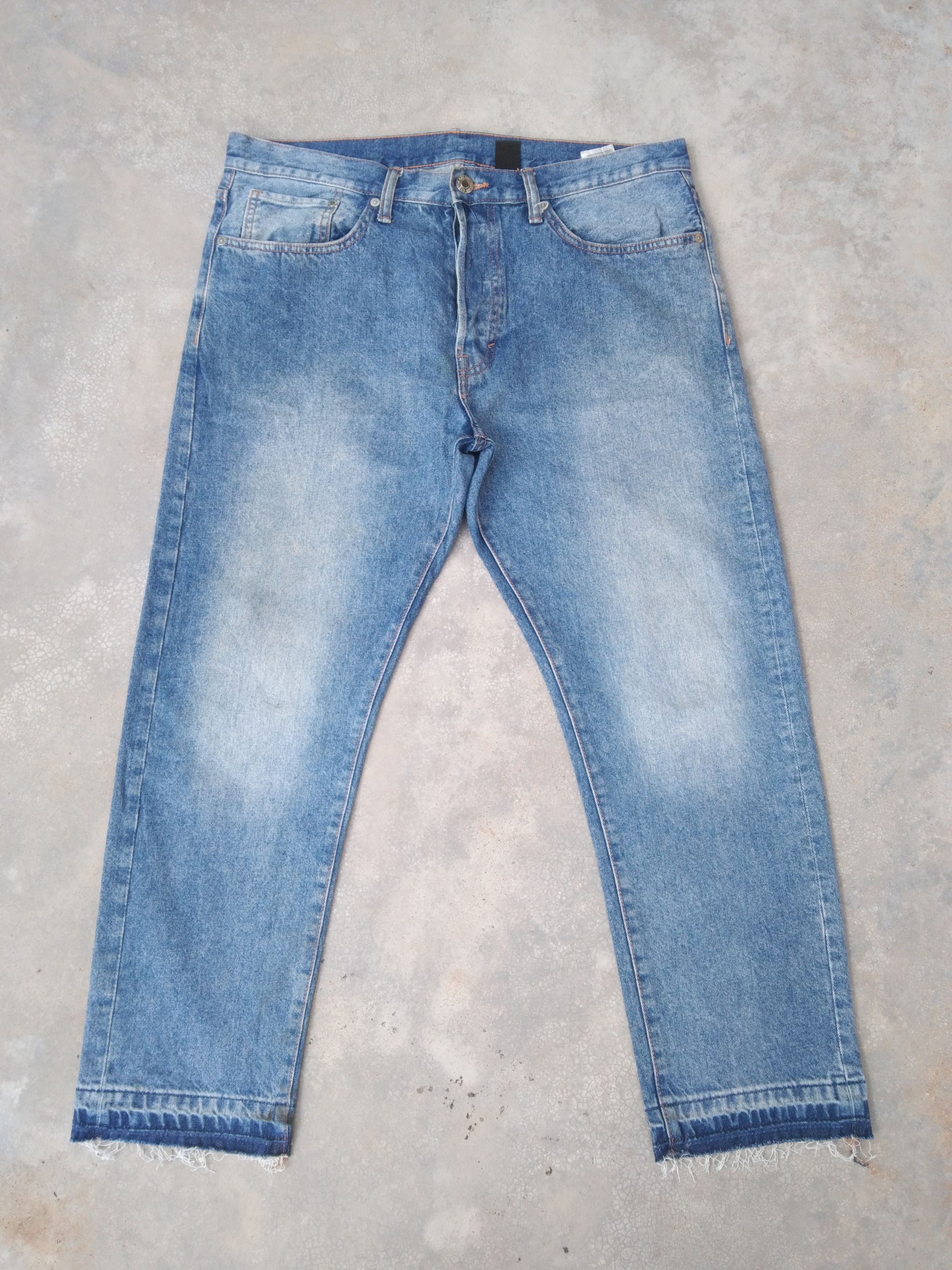 Japanese Brand Unbranded Denim Brand Original Wash Released Hem Jeans ...