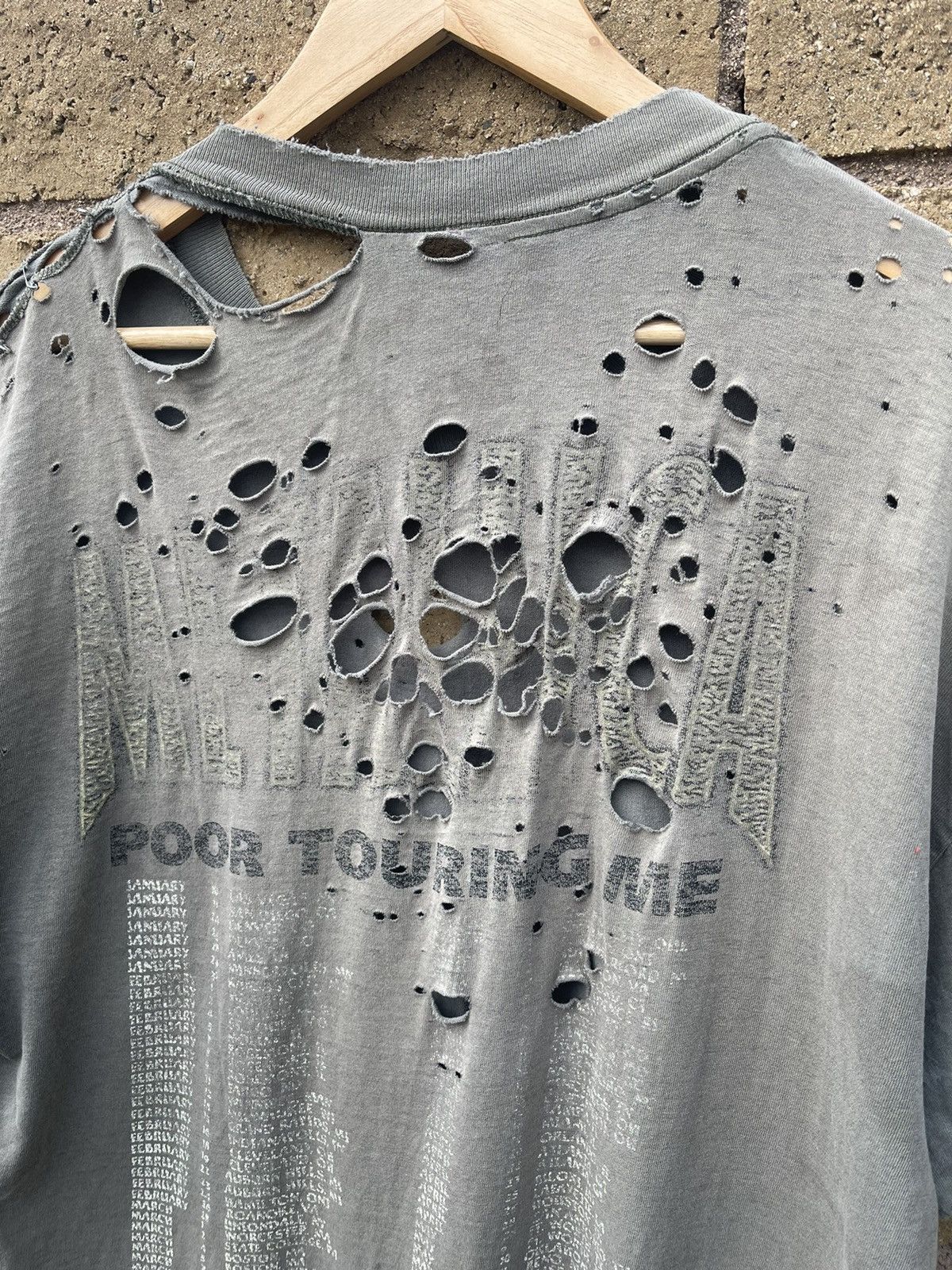 Band Tees × Metallica × Vintage Thrashed Metallica Poor Touring Me 1996 ...