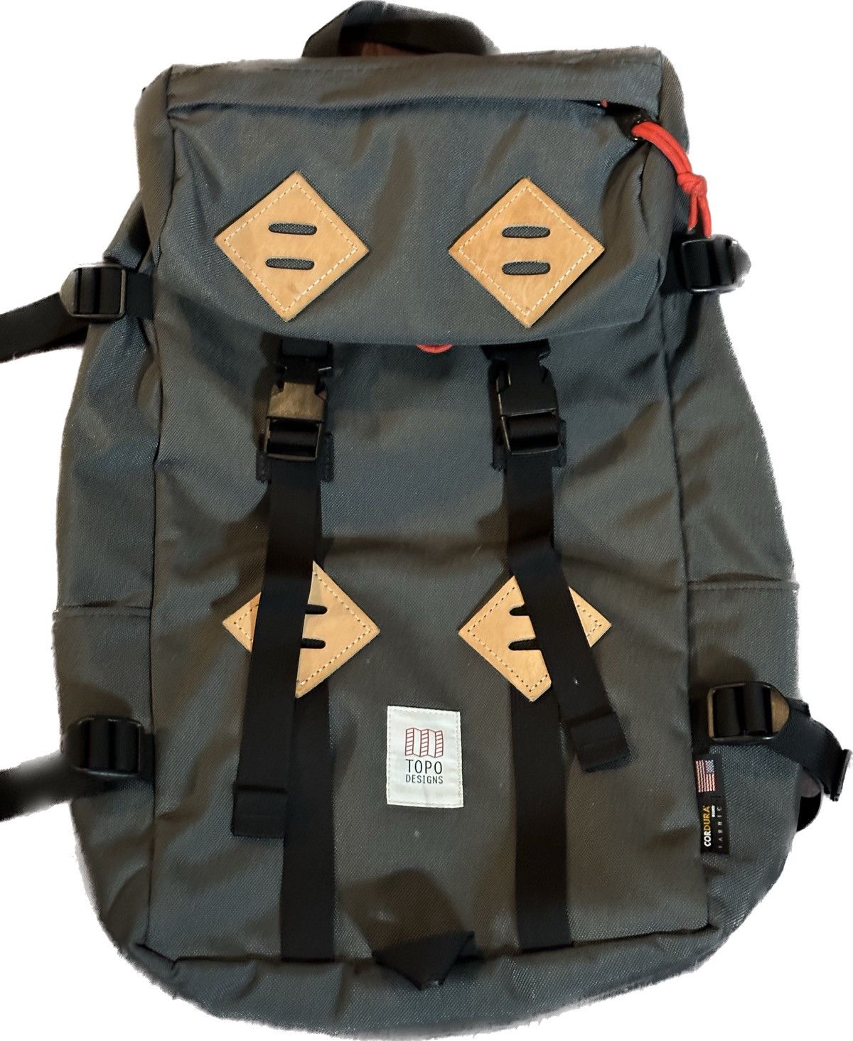 Topo Designs Topo Designs Klettersack 25L Backpack Gray Canvas | Grailed