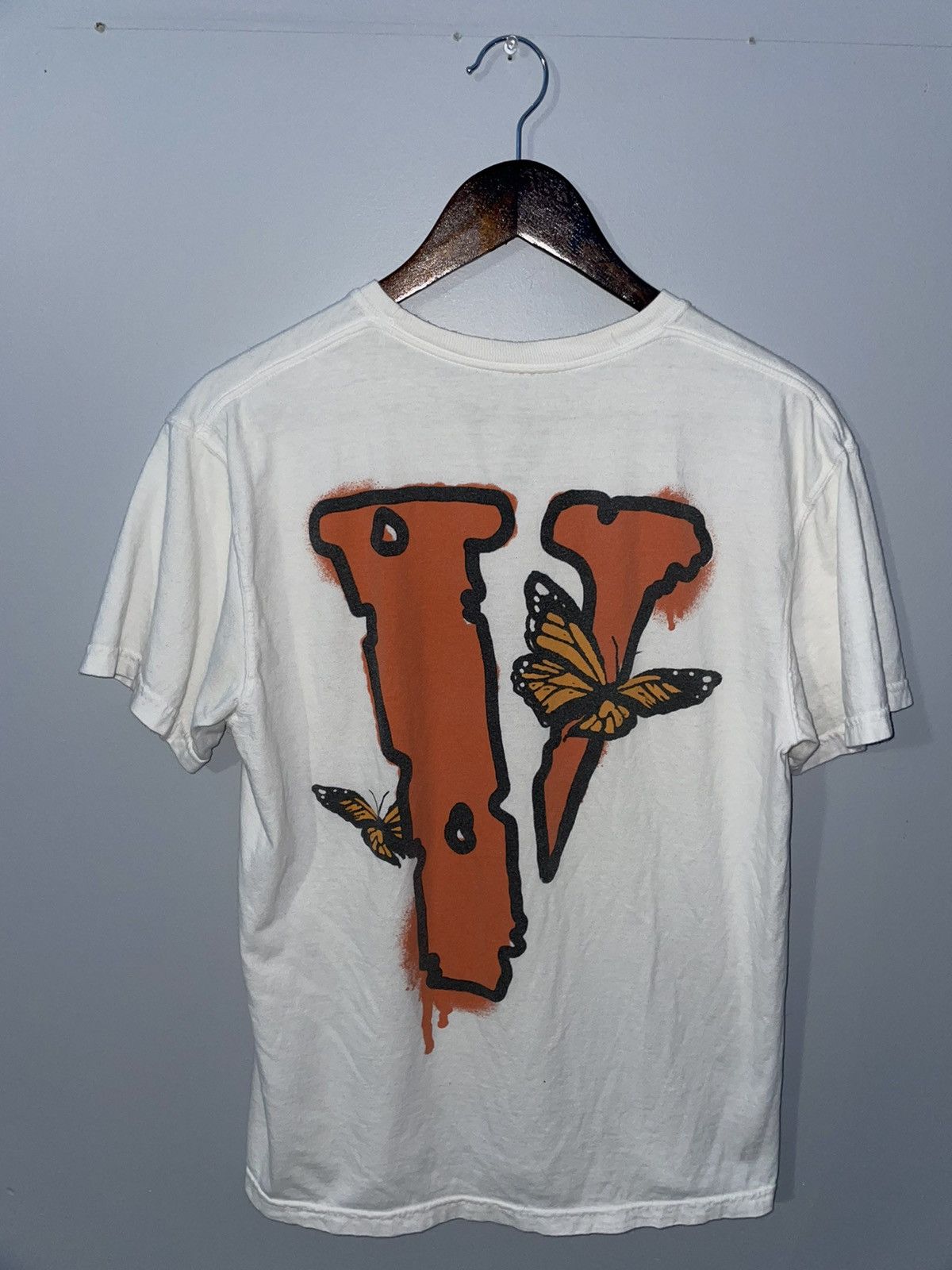 Vlone Juice Wrld x Vlone Butterfly Tee | Grailed