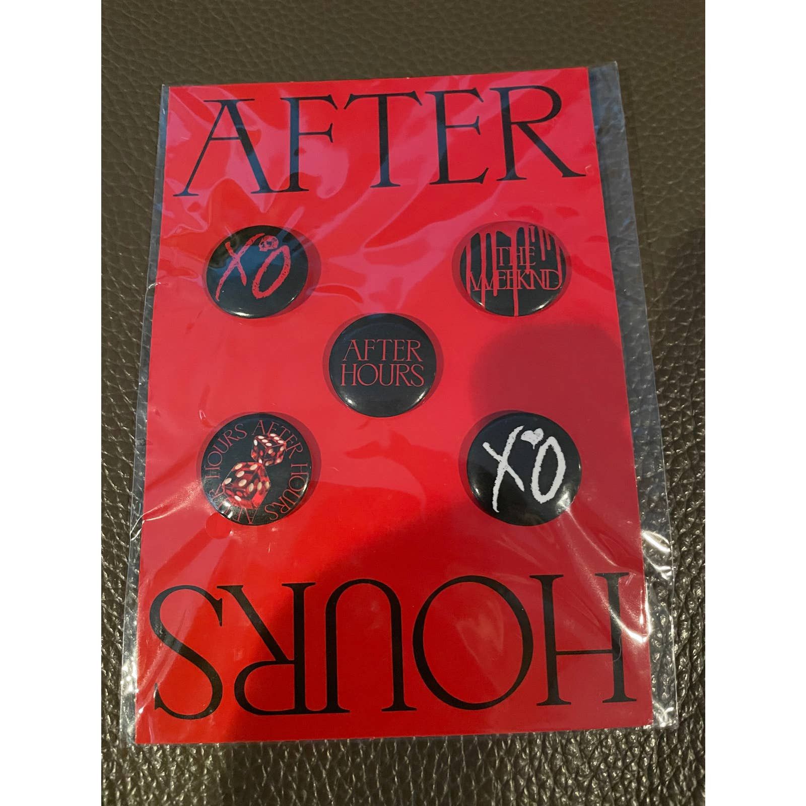 The Weeknd The Weeknd After Hours XO pin set | Grailed