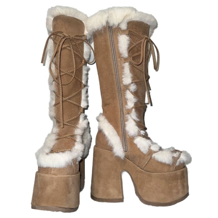 Tripp Nyc Demonia Camel 311 platform boots | Grailed