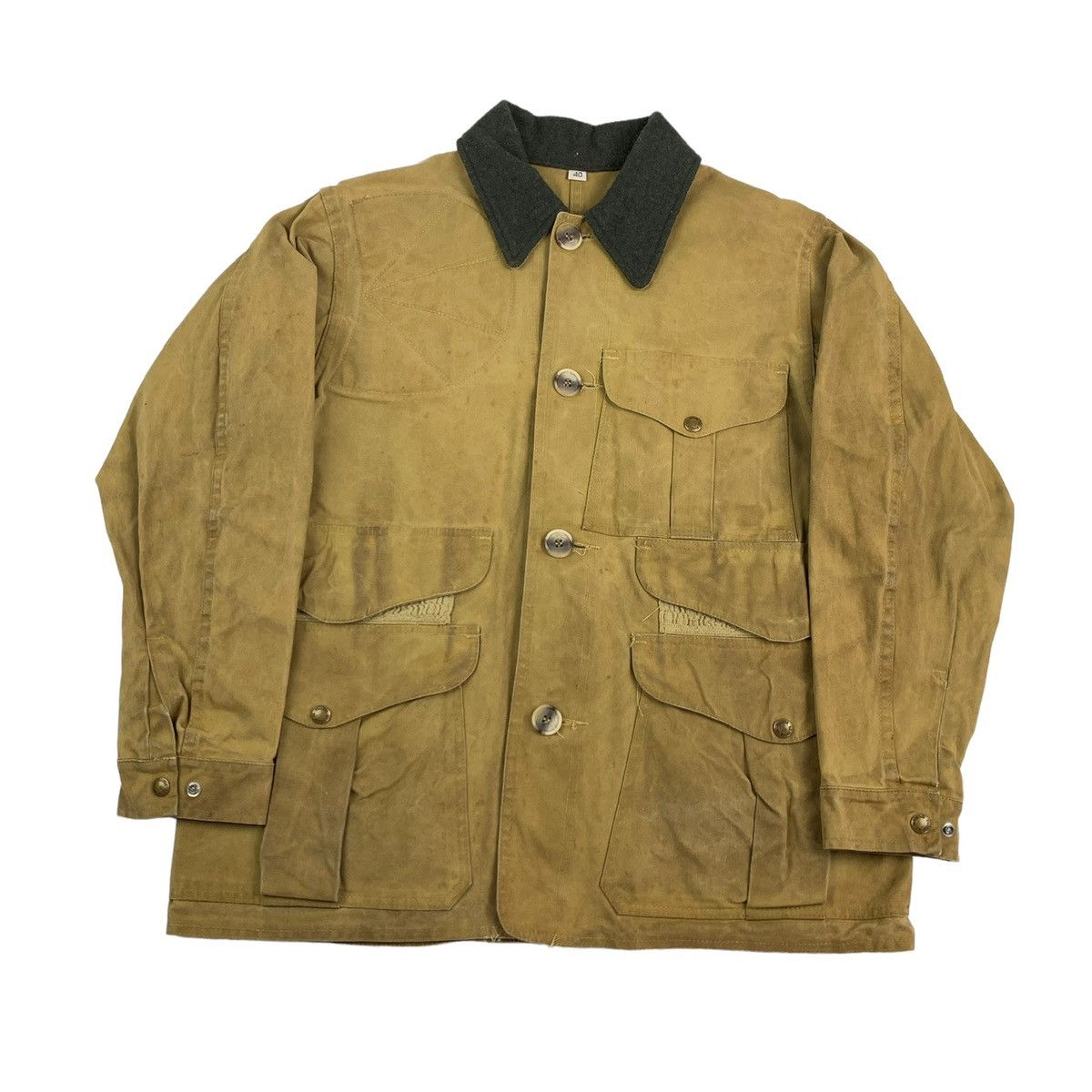 Filson × Vintage Vintage 1970s Filson Waxed Tin Cloth Hunting Jacket Sz ...