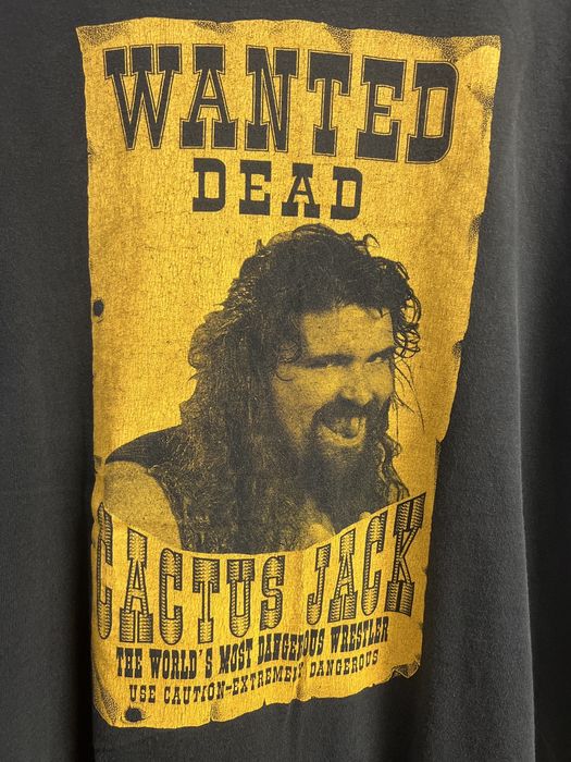 Vintage WWF Cactus Jack Mick Foley T Shirt | Grailed