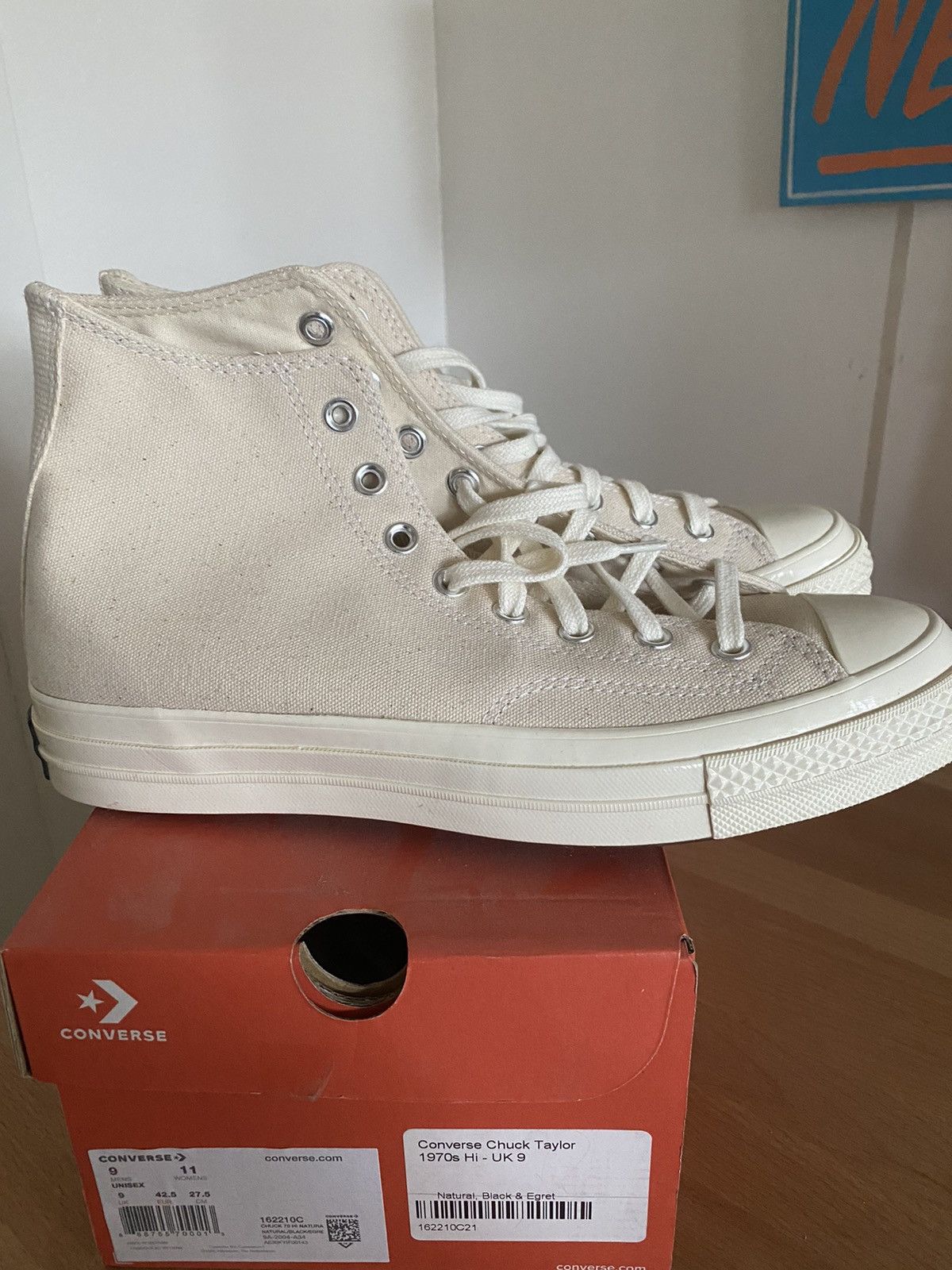 Converse Converse 70s Hi -Natural/Cream - 9 | Grailed