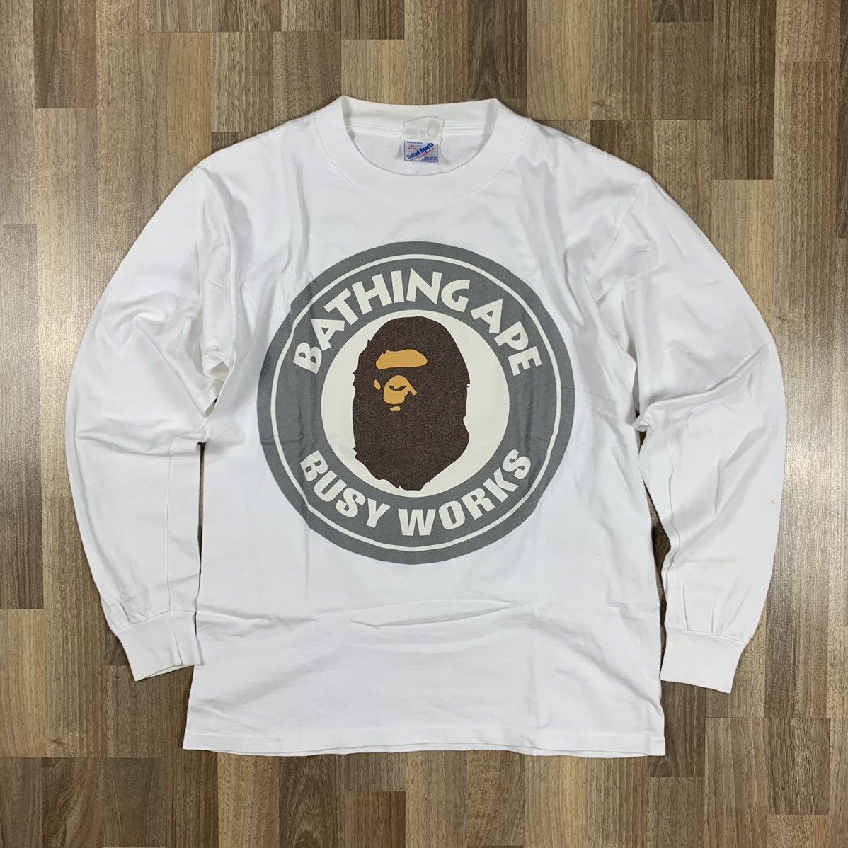 Bape × Vintage Vintage og A BATHING APE BAPE BUSY WORKS VINTAGE '90S ...