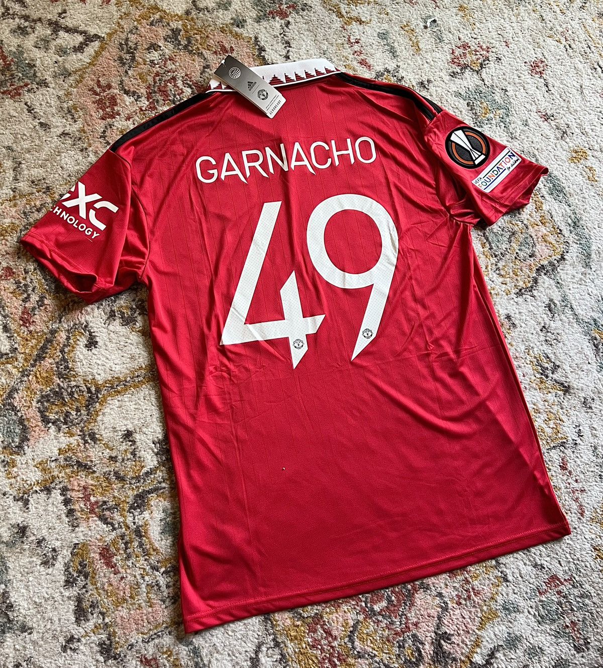 Adidas Alejandro Garnacho Manchester United home jersey 22/23 ️🇦🇷 | Grailed