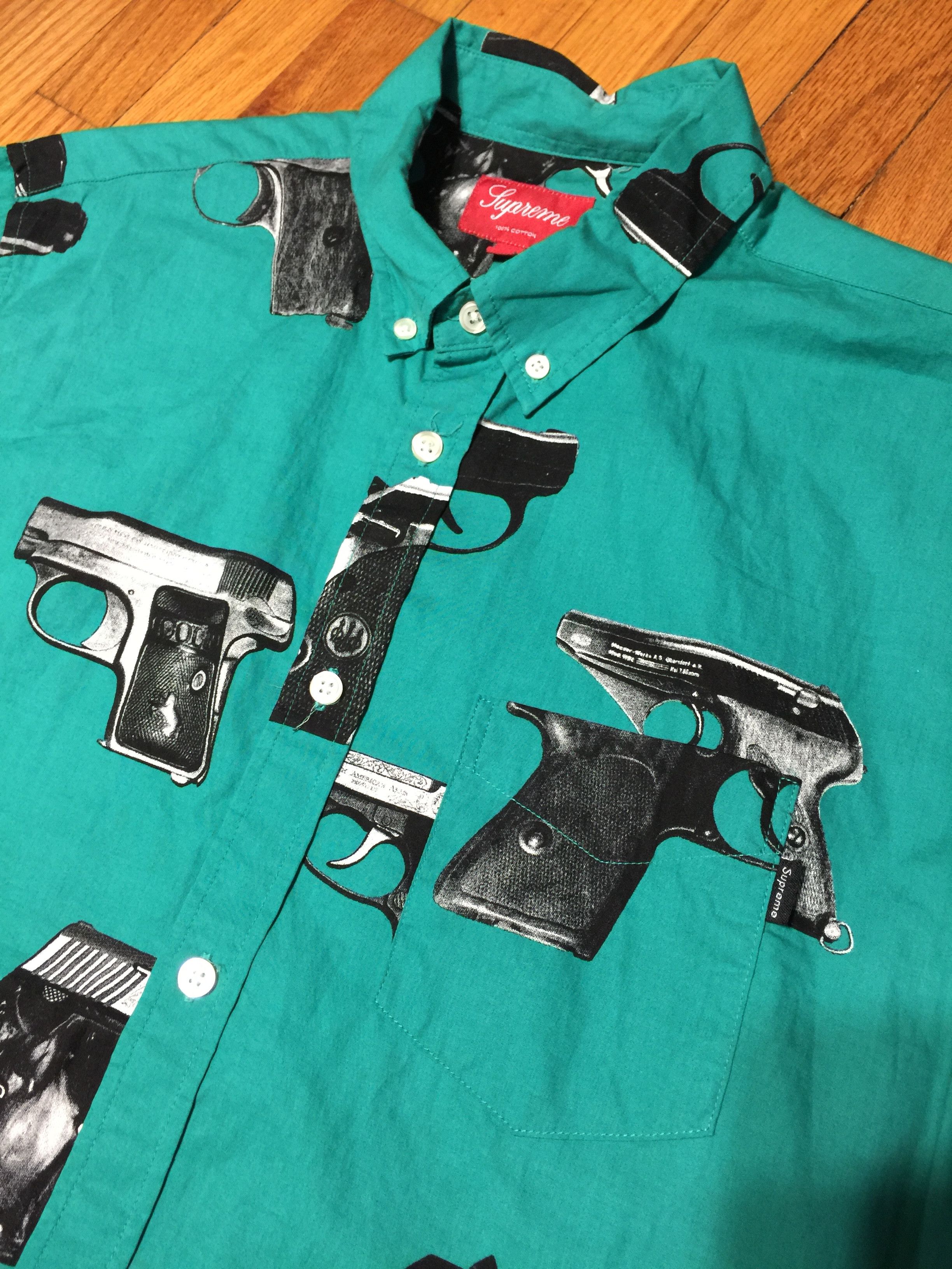 Supreme Guns Button Up | Grailed