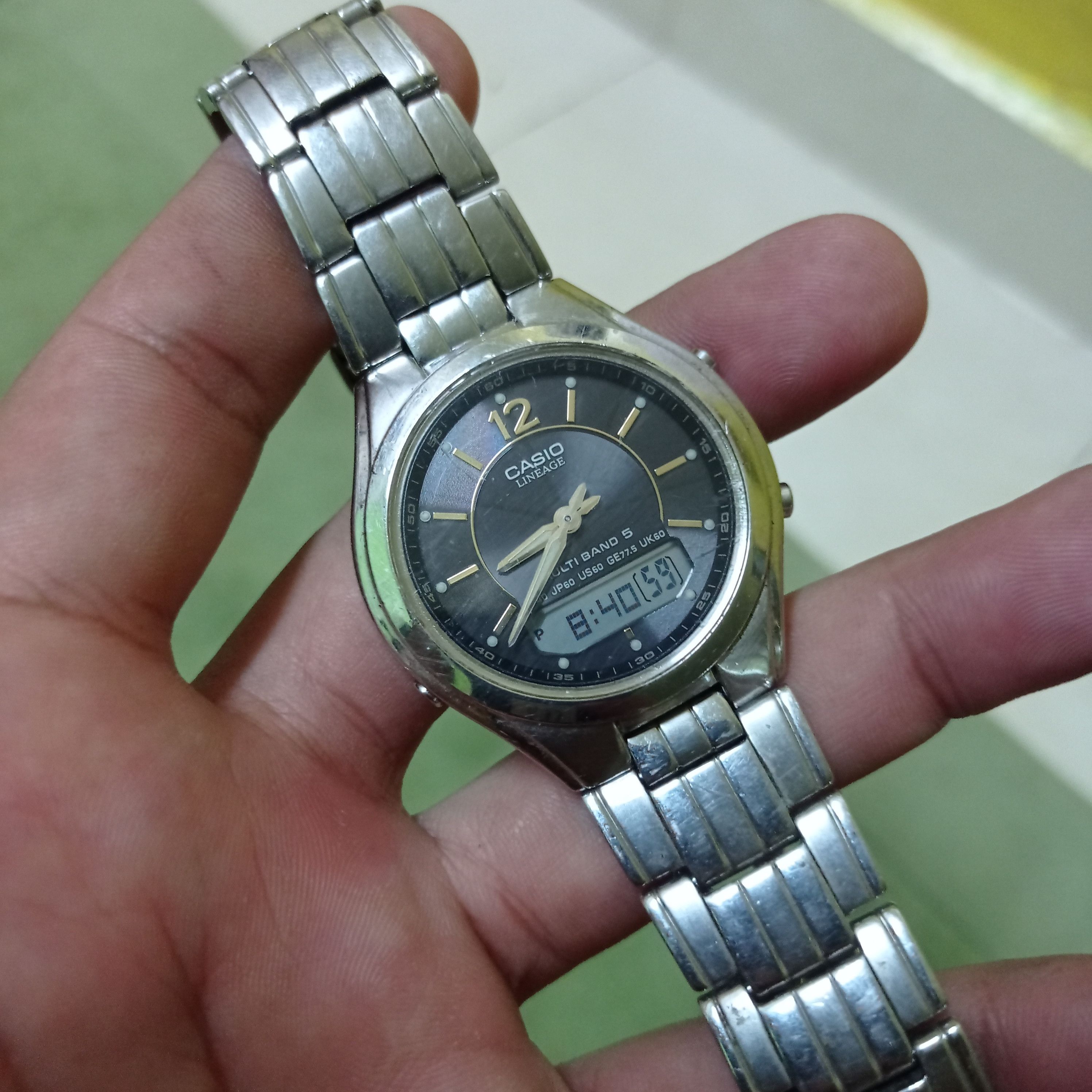 Casio × Japanese Brand × Vintage Vintage CASIO LINEAGE MULTI AND 5 (LCW ...