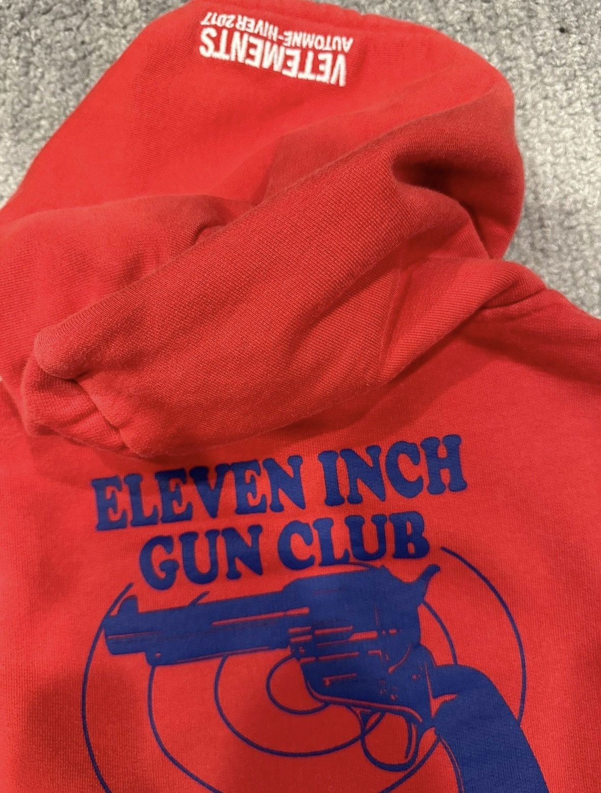 Balenciaga Vetements Eleven Inch Gun Club Hoodie | Grailed