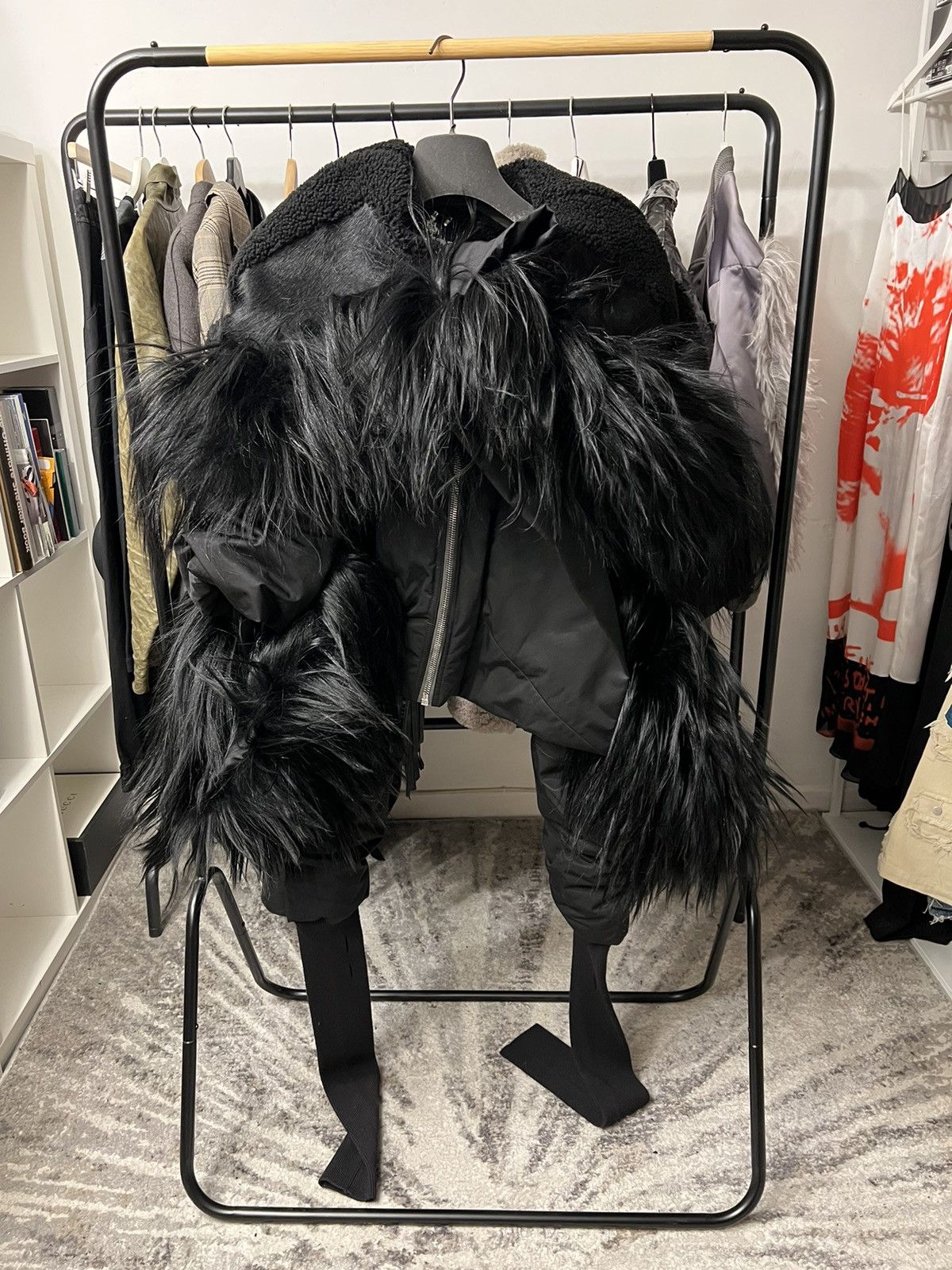 Rick Owens FW22 Strobe Alice Gauntlet Parka | Grailed