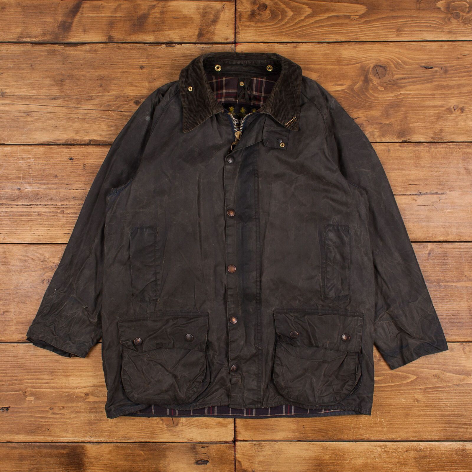 Barbour Vintage Barbour Beaufort Jacket C40 M Wax Cotton Hunting Field ...