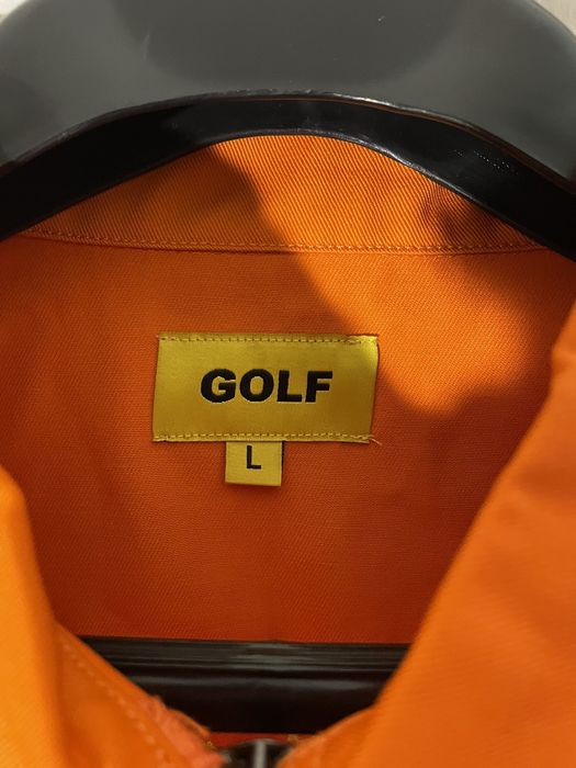 Golf Wang Golf Wang SS22' Orange Biohazard Work Jacket | Grailed