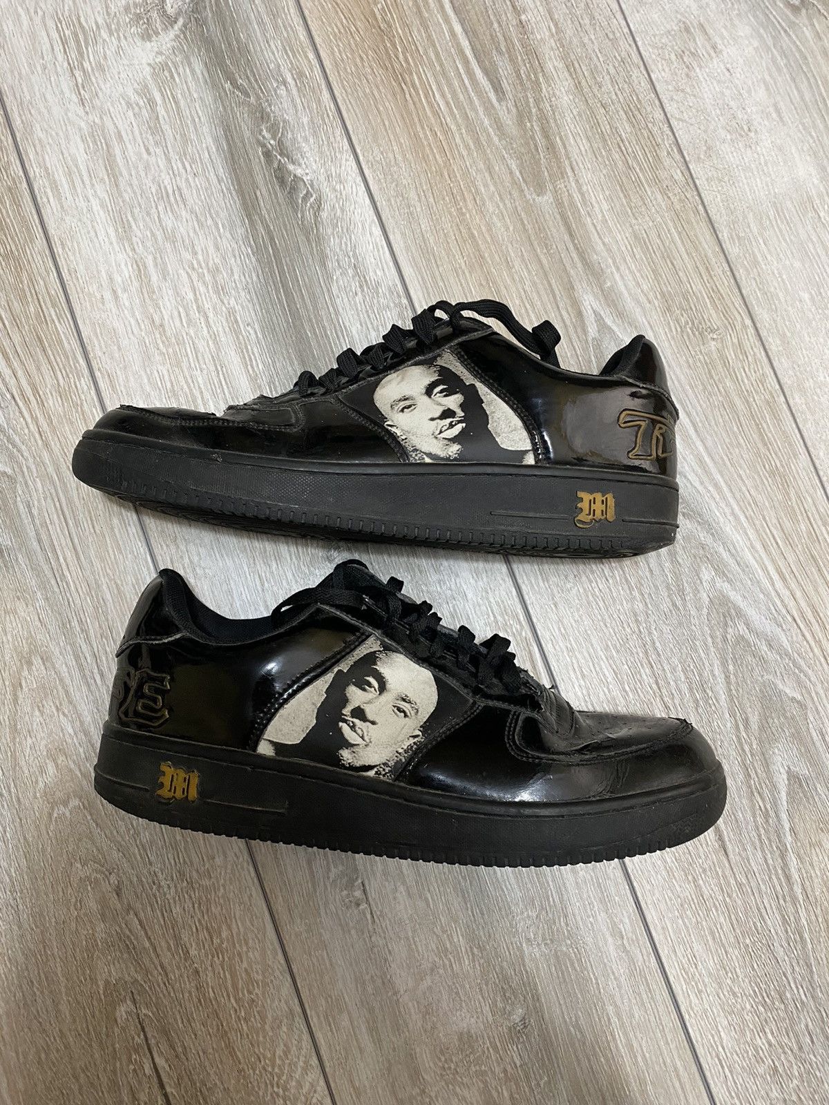Vintage Vintage Y2K Makaveli Branded 2Pac Tupac Shakur sneakers | Grailed
