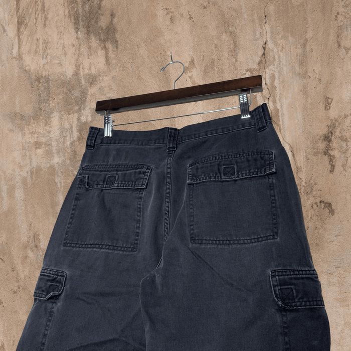 Wrangler Jet Black Wrangler Cargo Pants Baggy Fit | Grailed