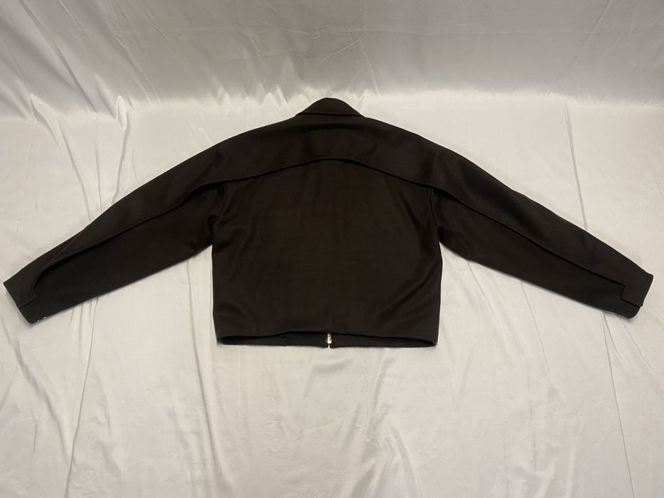 Vuja De Vuja De Work Jacket Brown Wool | Grailed