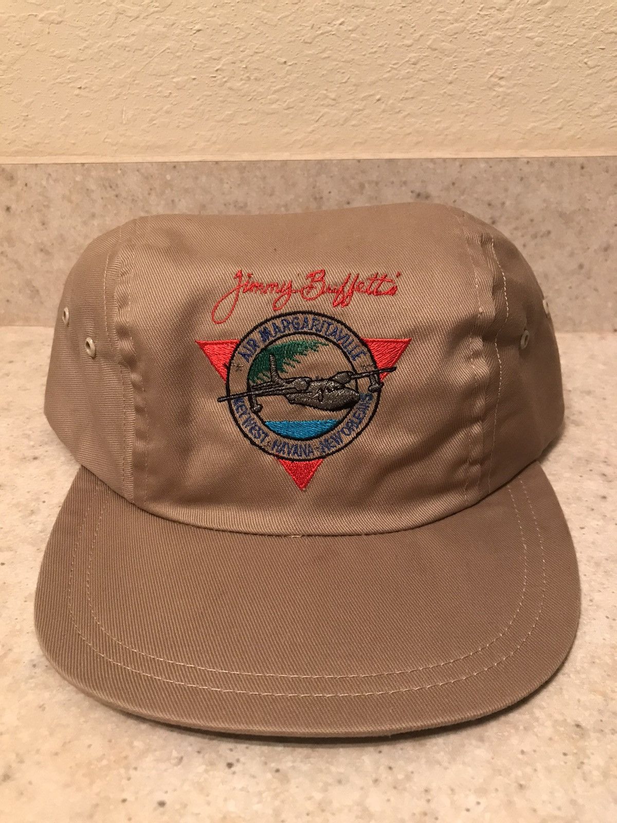 Vintage Vintage Jimmy Buffet Margaritaville Leather Strap-back Hat ...