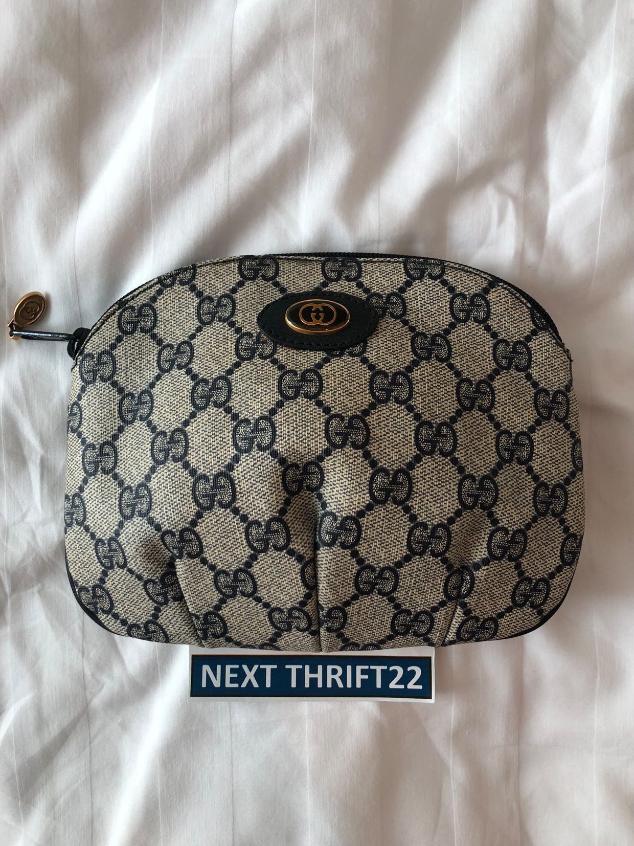 Gucci GUCCI GG MONOGRAM MAKE-UP COSMETIC POUCH | Grailed