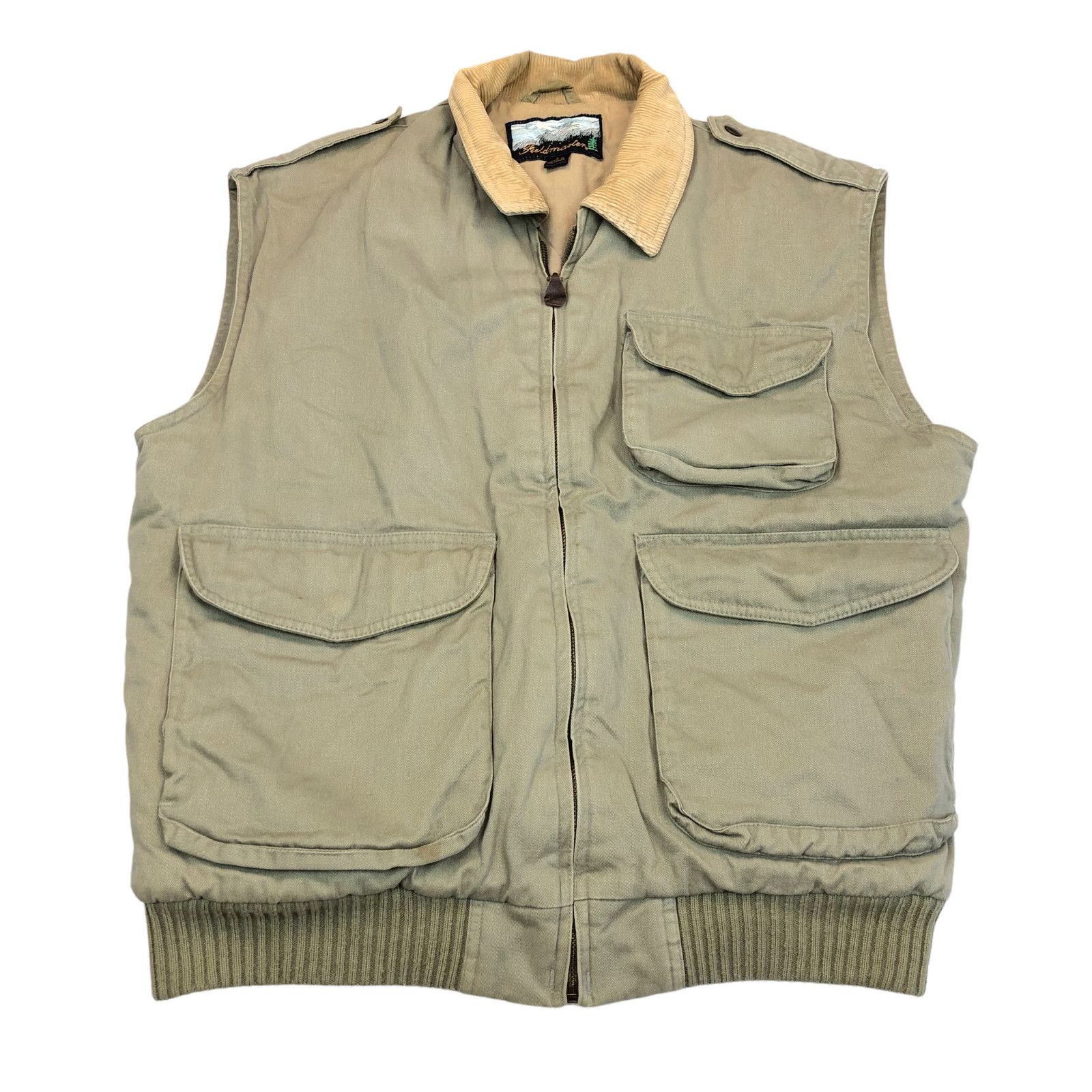 Vintage VTG Fieldmaster Men’s Cargo Utility Safari Hunting Vest ...