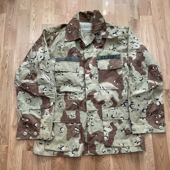 Vintage Vintage 90’s US Army Desert Storm Chocolate Chip BDU Jacket ...